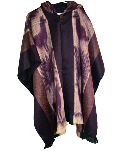 Poncho Ecuador with Hood (Color Choice) - Boutique art Inca